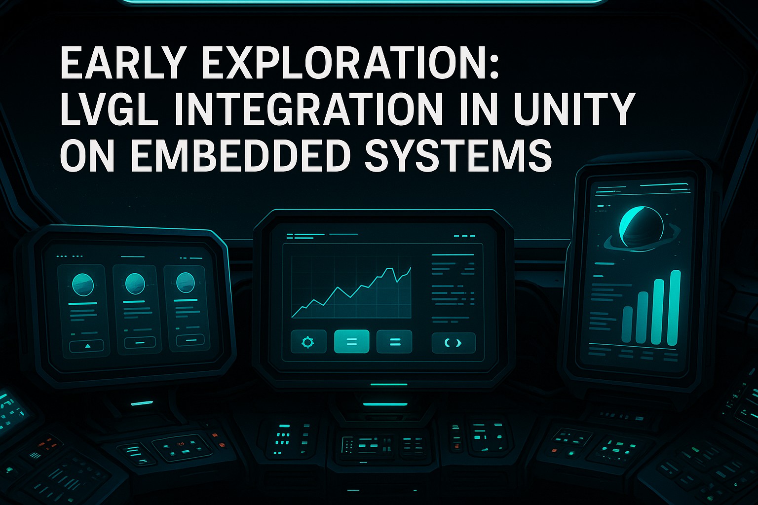 Early Exploration: LVGL Integration in Unity on Embedded Systems | Spaceship Adventures Game